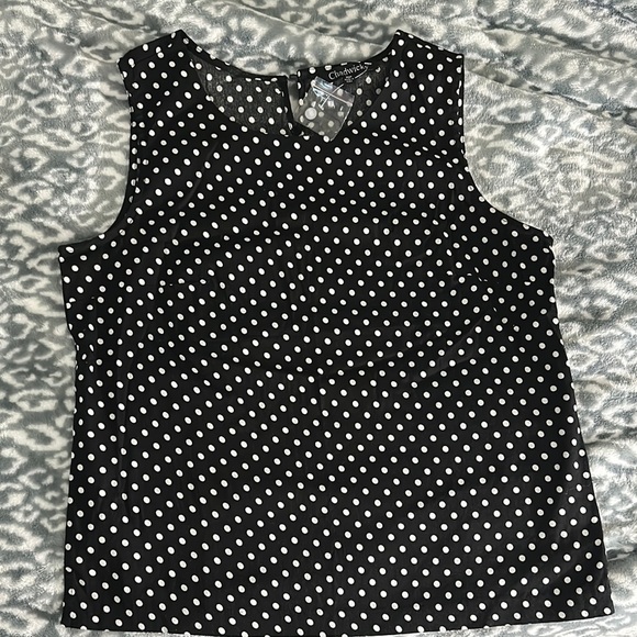 Chadwicks | Pants & Jumpsuits | Chicos Black And White Sleeveless Tank ...